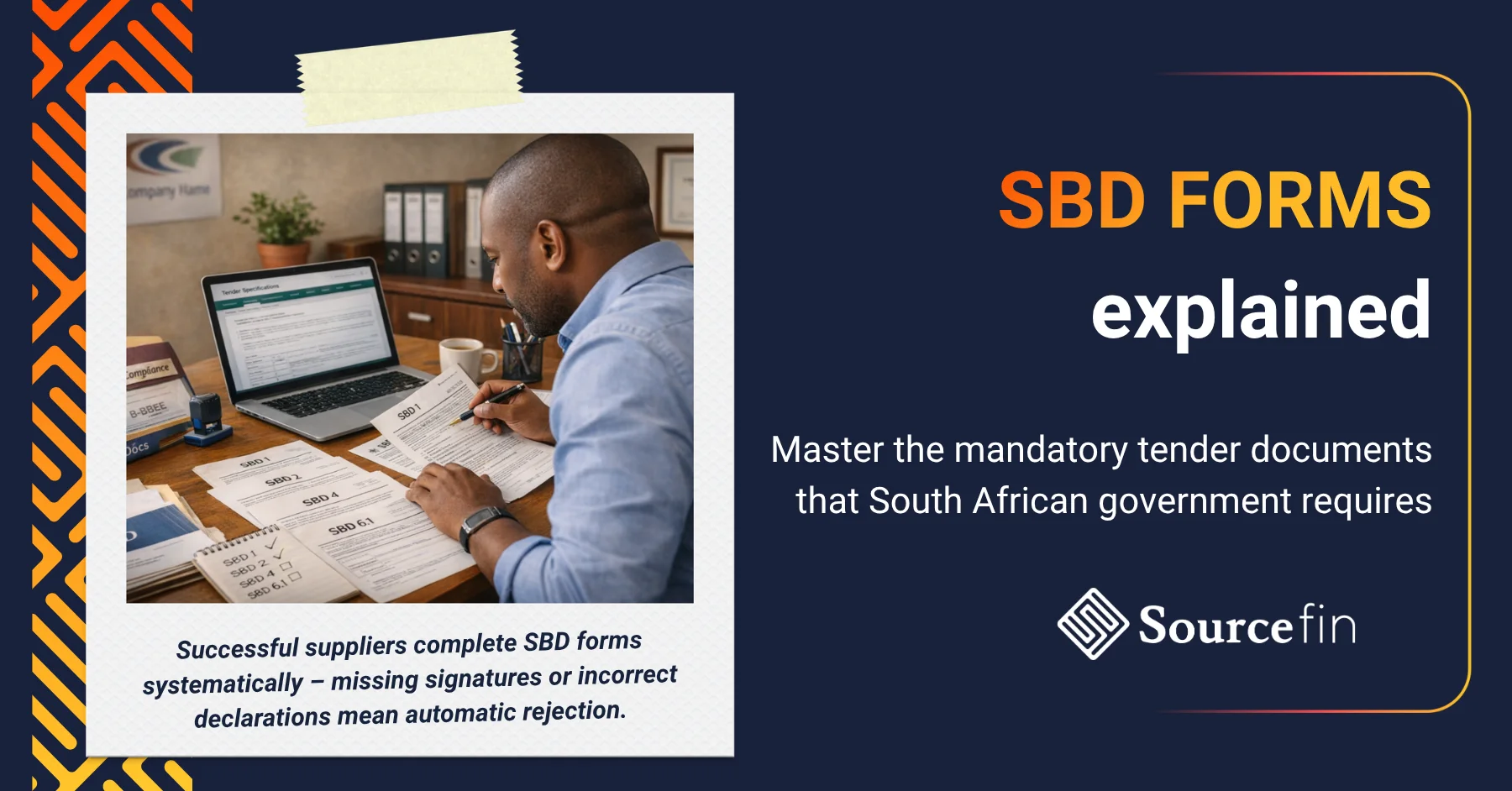 SBD Forms Government Tenders: Complete Guide for SA